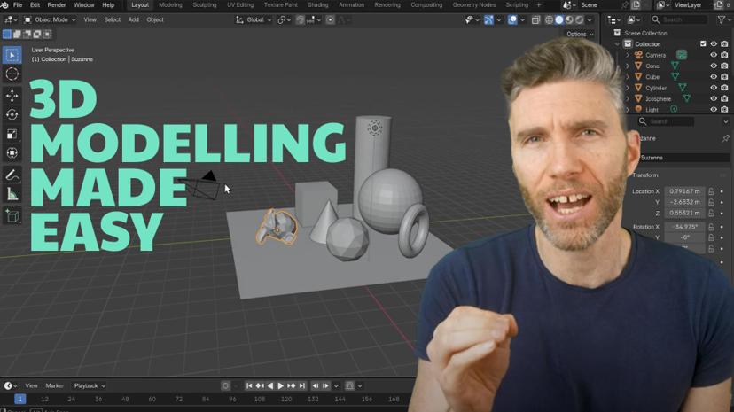 Get Started With Blender - FREE Course | GameDev.tv