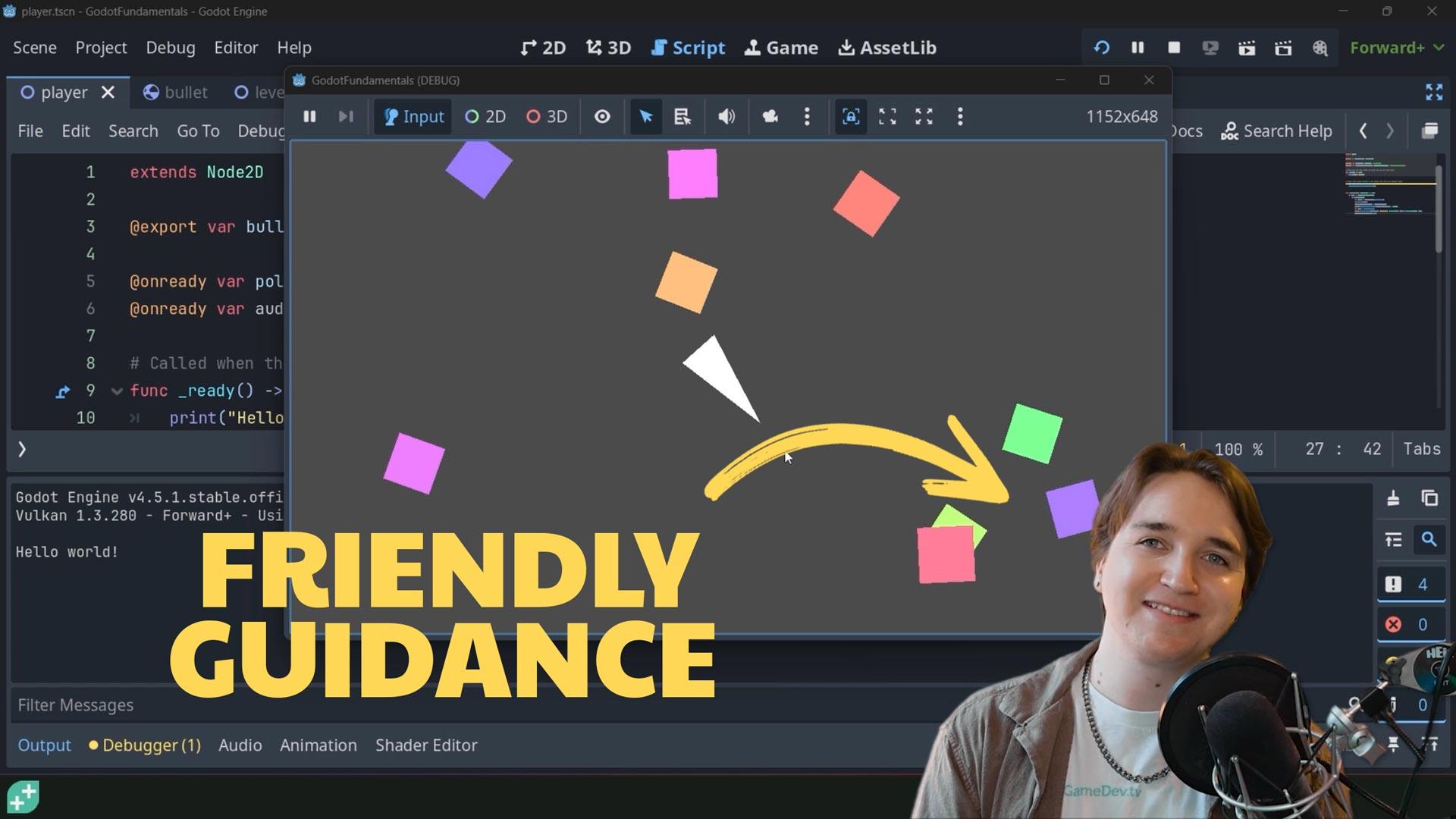 Get Started with Godot - FREE Course | GameDev.tv